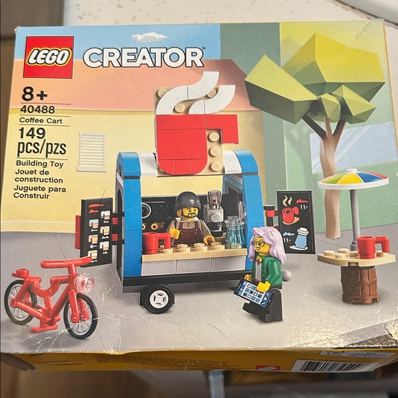 Lego | Toys | Lego Creator Coffee Cart Set With Red And Blue | Poshmark